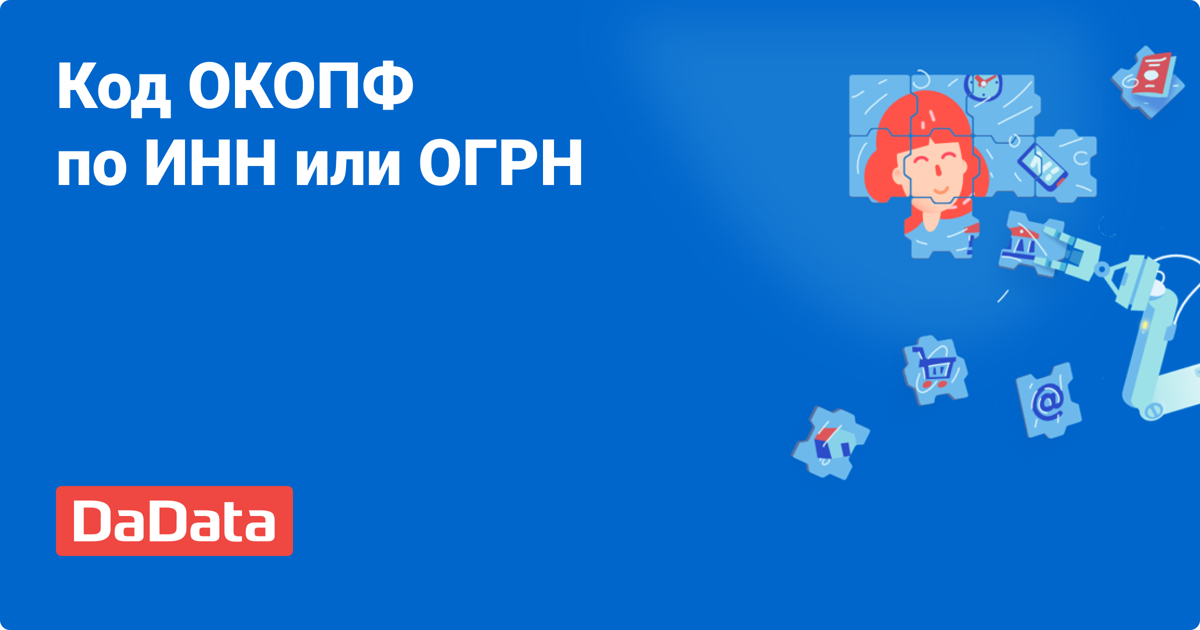Узнать код ОКОПФ по ИНН в онлайн-сервисе DaData